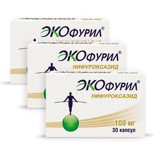 Экофурил 200 мг 30 шт. капсулы - цена 504 руб., купить в интернет ...