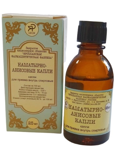Нашатырно-анисовые капли цена в Москве от 123 руб., купить Нашатырно ...